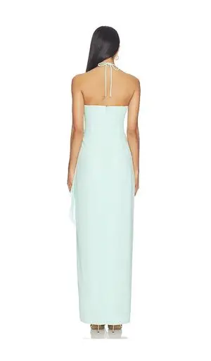 Amanda Uprichard Alessandra Maxi Dress - Celadon