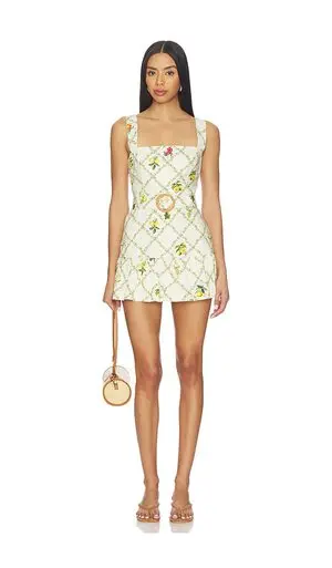 Amanda Uprichard Lena Romper - Trellis Print