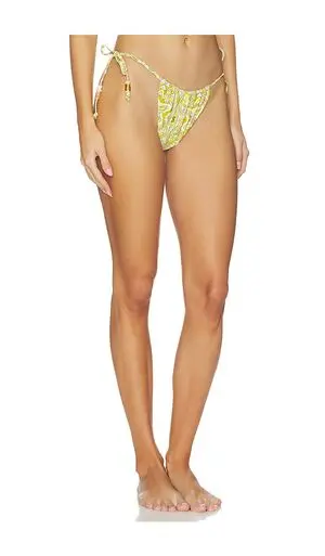 AFRM Cali Beaded Bikini Bottom - Sunlight Tile