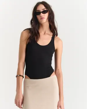 ATM Anthony Thomas Melillo Ribbed Modal Bodysuit