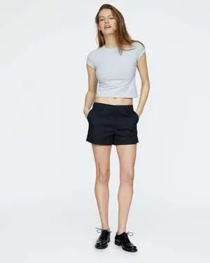 ATM Anthony Thomas Melillo Cotton Twill Shorts - Black