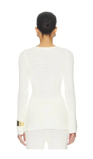 4TH & RECKLESS Geri Knitted Top With Cut-outs