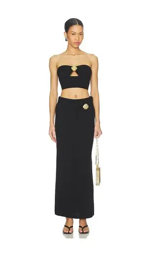 4TH & RECKLESS Nala Crochet Top - Black
