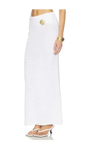 4TH & RECKLESS Nala Crochet Maxi Skirt