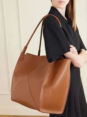 Victoria Beckham Paneled Leather Tote