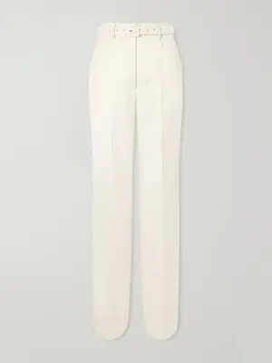 Gabriela Hearst Norman Wide-leg Linen Pants - Neutrals