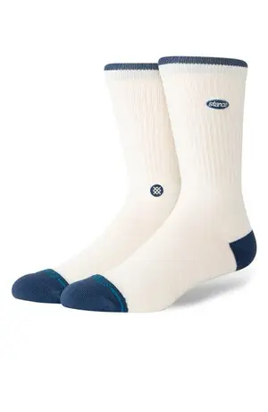 Stance Combed Cotton Blend Crew Socks - Canvas