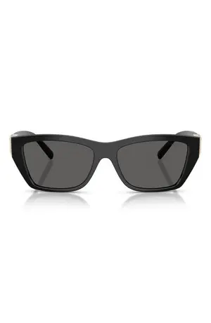 Tiffany & Co. Rectangular Sunglasses - Black/dark Grey