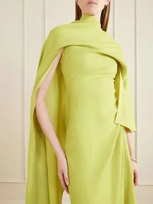 MARMAR HALIM Draped Crepe Gown