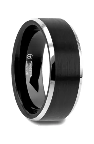 LARSON JEWELERS Aston Tungsten Band - 7mm