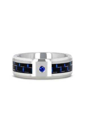 LARSON JEWELERS Neptune Tungsten Carbide Band