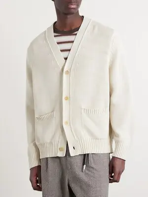 CORRIDOR Organic Cotton Cardigan - Neutrals