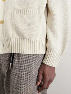 CORRIDOR Organic Cotton Cardigan - Neutrals