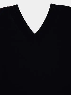 TOM FORD Cashmere Off-the-shoulder V-neck Knit