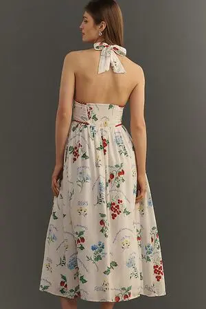 NOBODY'S CHILD Hallie Sleeveless Halter Dress