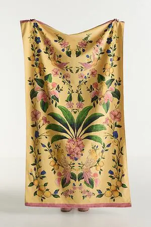 Farm Rio X Prted Beach Towel - Yellow