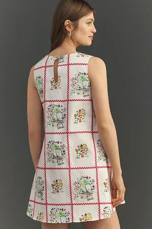 Celiab Acai Sleeveless V-neck Mini Dress