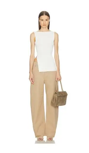 CAMILA COELHO Haylen Ribbed Knit Top