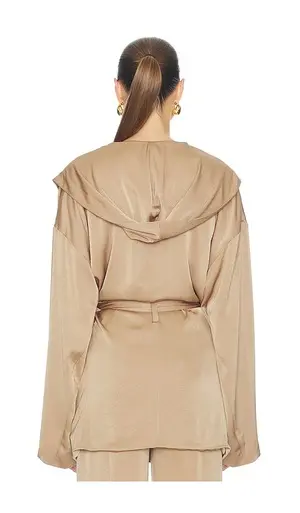 Atlein Hooded Wrap Jacket