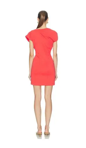 AGOLDE Beth Dress - Red