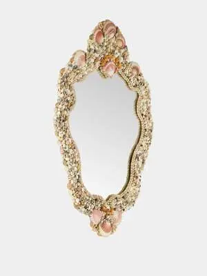 LES-OTTOMANS Natural Shell Mirror