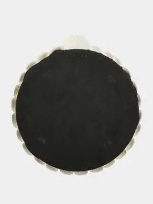 LES-OTTOMANS Round Handmade Shell Mirror