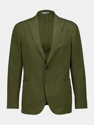 Boglioli Khaki Cotton Blazer