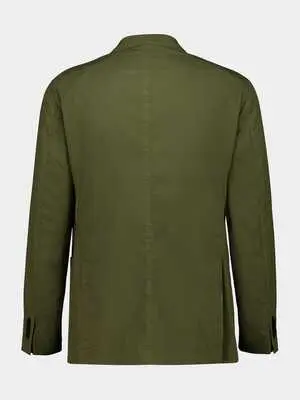 Boglioli Khaki Cotton Blazer