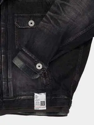 Mihara Yasuhiro Triple Layered Denim Jacket - Black