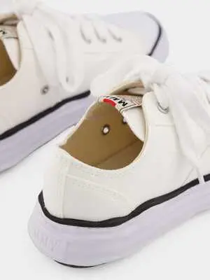 Mihara Yasuhiro Peterson Og Sole Canvas Low-top Sneakers - White