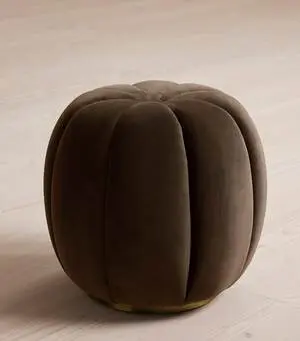 SOHO HOME Velvet Sofia Footstool