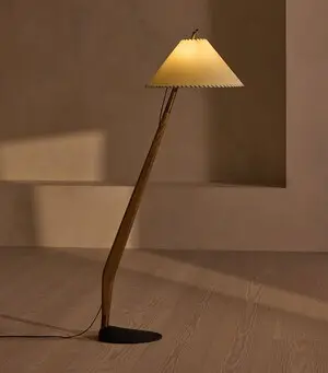 SOHO HOME Oak Wren Floor Lamp
