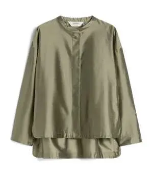 Max Mara Satin Oversized Shirt