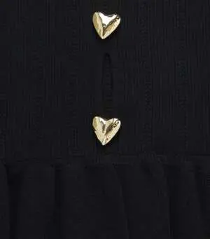 Claudie Pierlot Knitted Peplum Sweater