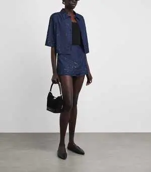 Maje Square-neck Cropped Top