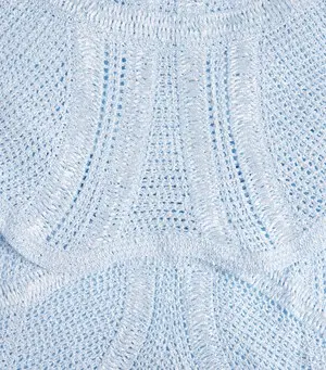 Maje Crochet Mini Dress