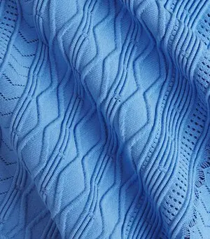Maje Pointelle-knit Midi Dress