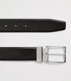 Emporio Armani Grained Leather Belt