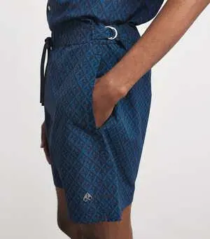Moose Knuckles Monogram Swim Shorts - Navy