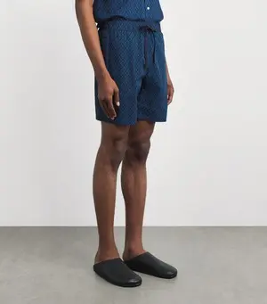 Moose Knuckles Monogram Swim Shorts - Navy