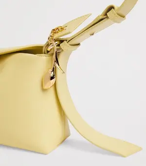 Erdem Leather Bloom Shoulder Bag - Yellow