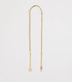 Maje Clover Logo Chain Belt - Blue