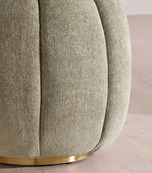 SOHO HOME Linen Chenille Sofia Footstool