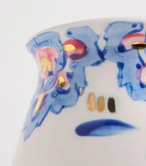JAYNE REDMOND Hand-painted Floral Vase