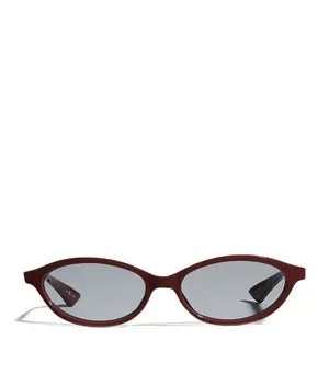 Le Specs Duskfall Cat Eye Sunglasses Red