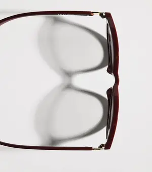 Le Specs Duskfall Cat Eye Sunglasses - Red