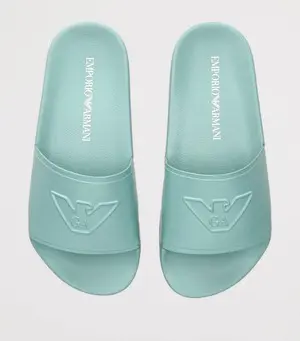 Giorgio Armani Logo Slides - Green