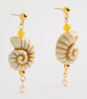 Anni Lu Plated Seaside Drop Earrings