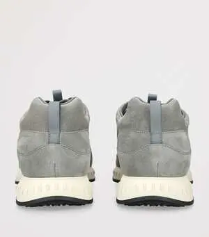 John Lobb Suede Stream Elastic Sneakers