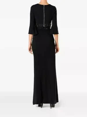 Philipp Plein Maxi Rhinestone-embellished Dress